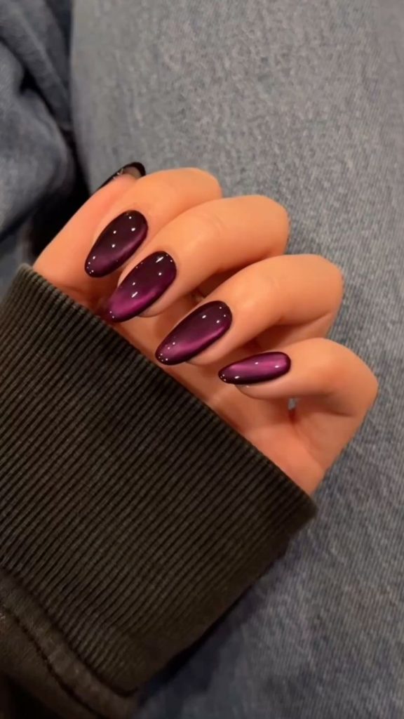 Fall Cat Eye Nails 2025: 20 Irresistible Designs That Capture the ...