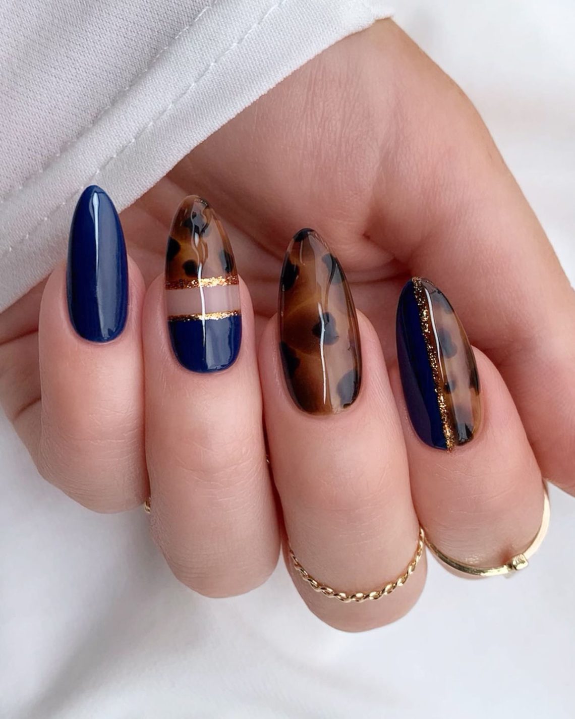 Tortoise Shell Nails 2025 – Best Ideas and Designs: Almond, Square ...
