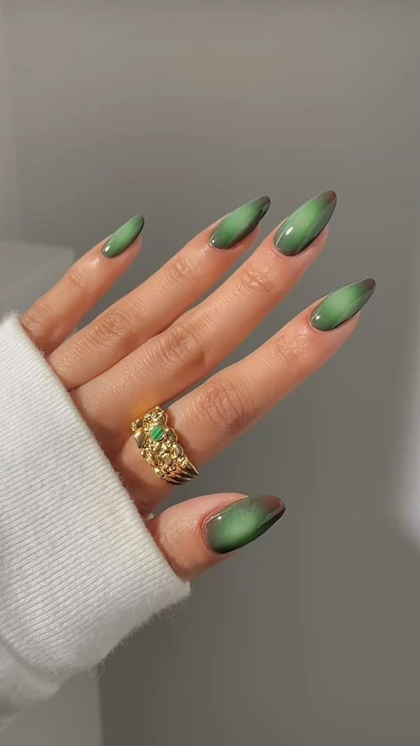 Green Fall Nails 2025 – Best Autumn Nail Designs, Inspo and Ideas with ...