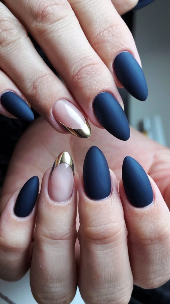 20+ Navy Blue Nail Ideas for Fall 2025 – Timeless, Trendy & Artistic ...